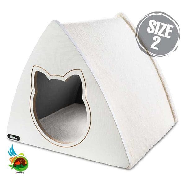 لانه چوبی گربه سه گوش مدل نیناپت سایز 2